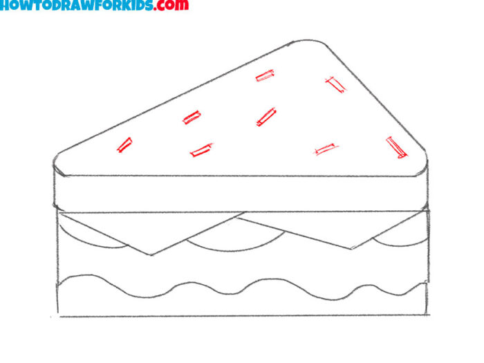 How to Draw a Sandwich - Easy Drawing Tutorial For Kids