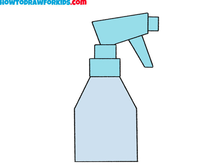 How to Draw a Spray - Easy Drawing Tutorial For Kids