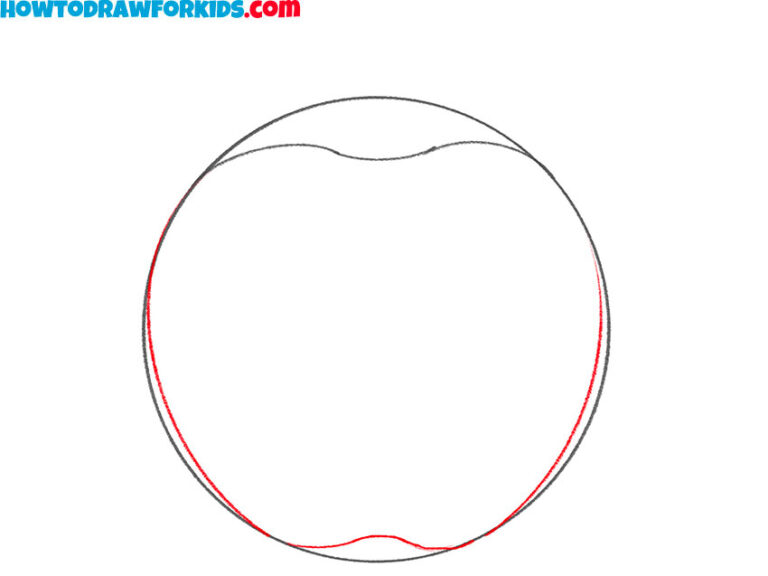 How to Draw an Apple - Easy Drawing Tutorial For Kids