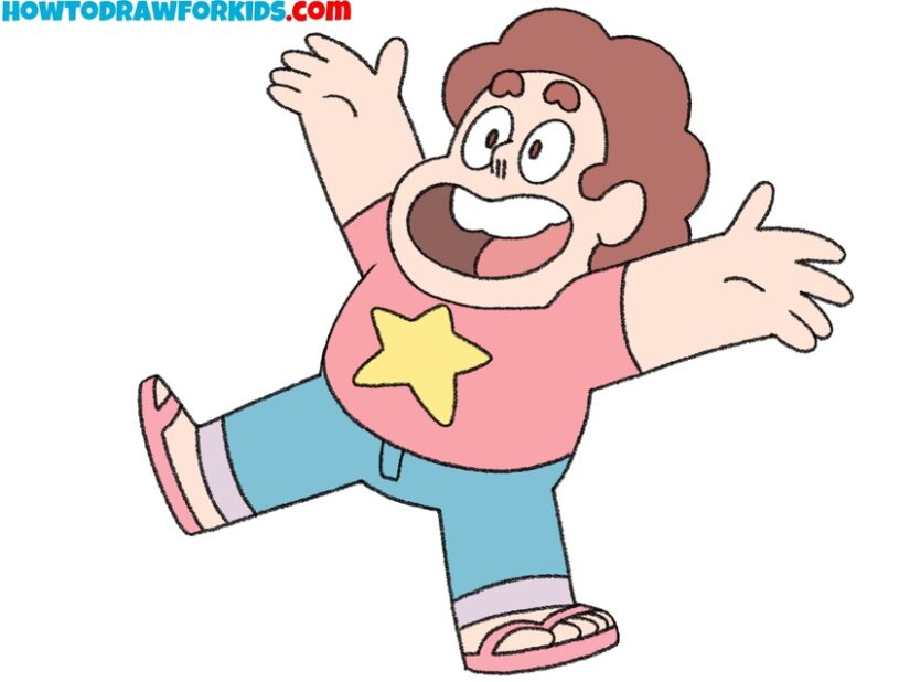 How to Draw Steven Universe - Easy Drawing Tutorial For Kids
