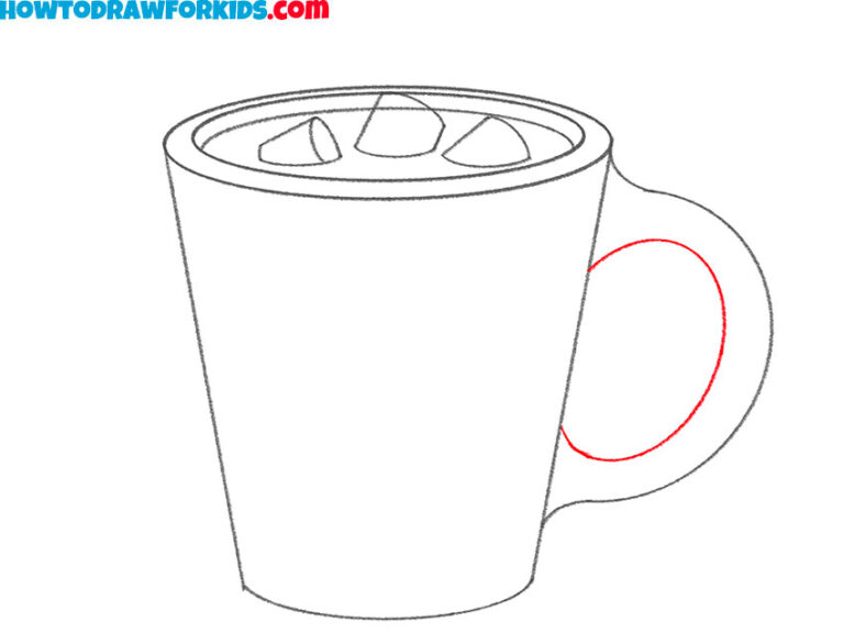 How To Draw Hot Chocolate - Easy Drawing Tutorial For Kids