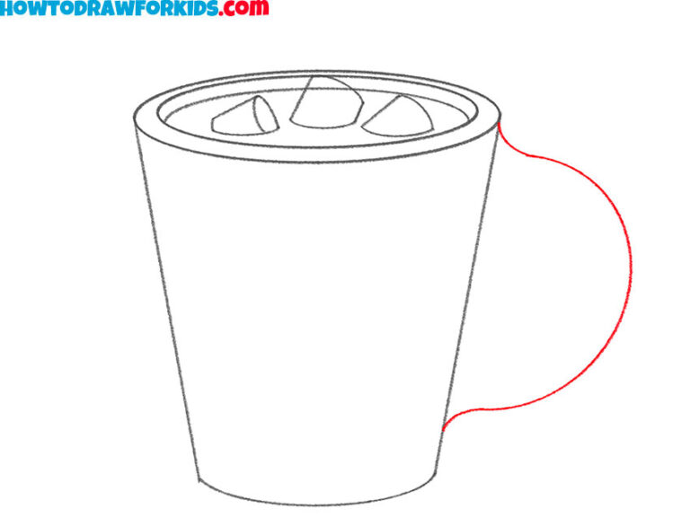 How To Draw Hot Chocolate - Easy Drawing Tutorial For Kids
