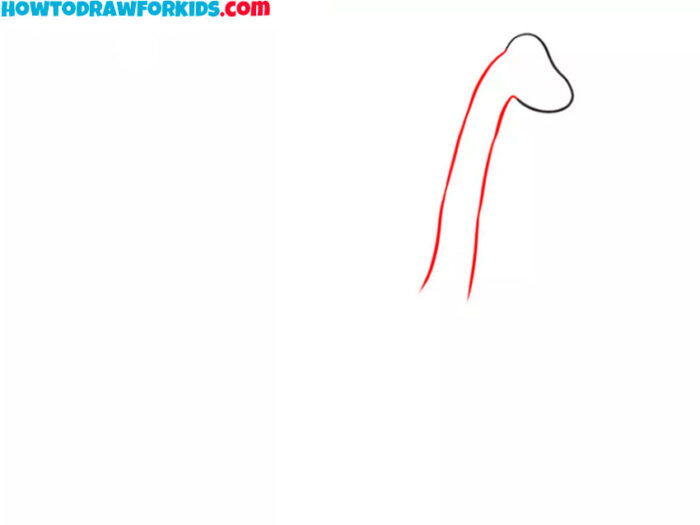 How to Draw a Brachiosaurus - Easy Drawing Tutorial For Kids