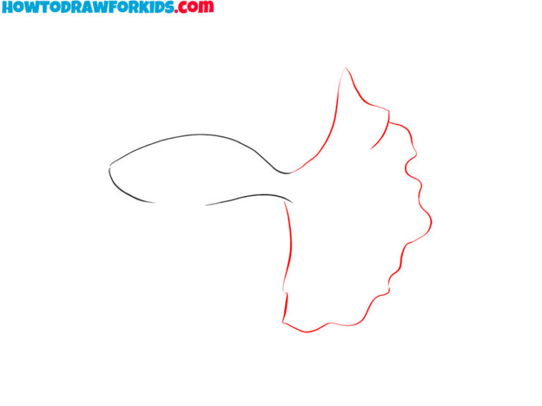 How to Draw a Betta Fish - Easy Drawing Tutorial For Kids