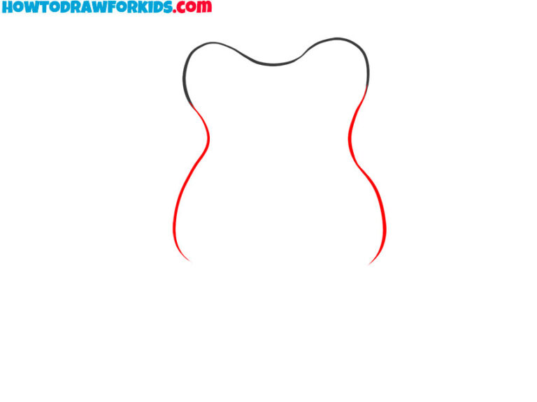 How to Draw a Gummy Bear - Easy Drawing Tutorial For Kids