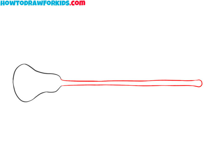 How to Draw a Lacrosse Stick - Easy Drawing Tutorial For Kids