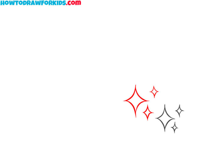 How to Draw Sparkles - Easy Drawing Tutorial For Kids