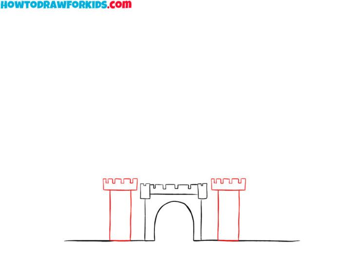 How to Draw the Disney Castle - Easy Drawing Tutorial For Kids