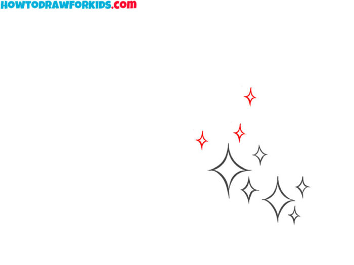 How to Draw Sparkles - Easy Drawing Tutorial For Kids