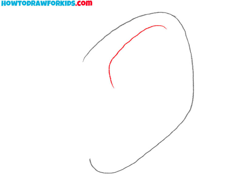 How to Draw an Anime Ear - Easy Drawing Tutorial For Kids