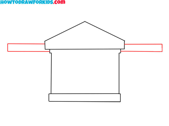 How to Draw the White House - Easy Drawing Tutorial For Kids