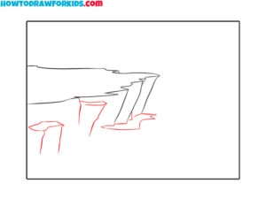 How to Draw a Cliff - Easy Drawing Tutorial For Kids