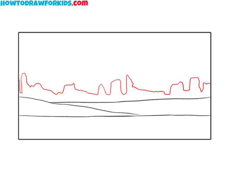 How to Draw a Park - Easy Drawing Tutorial For Kids