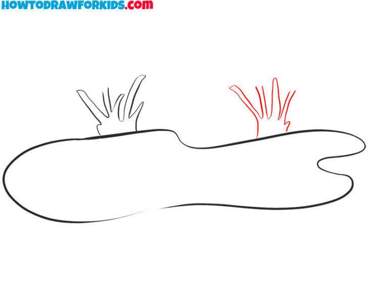 How to Draw a Pond - Easy Drawing Tutorial For Kids