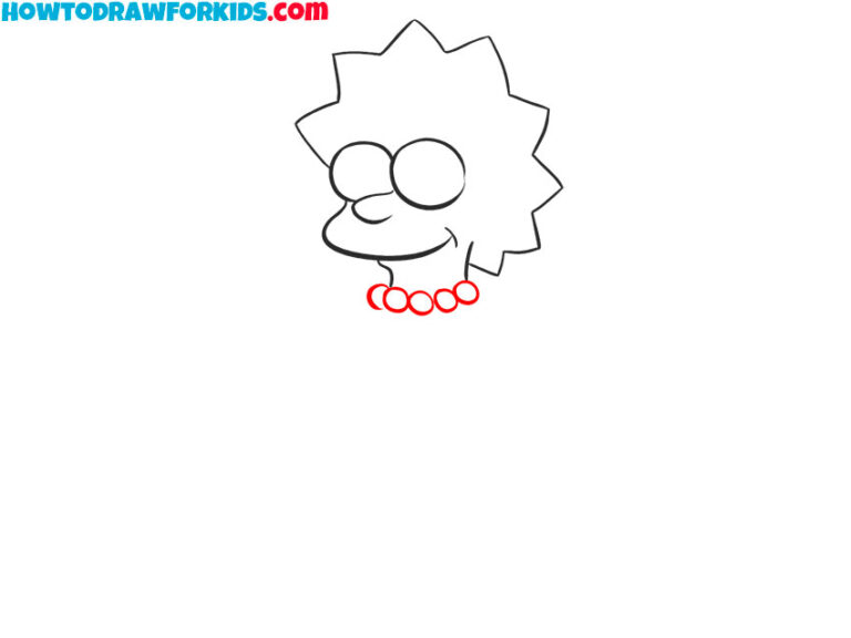 How to Draw Lisa Simpson - Easy Drawing Tutorial For Kids