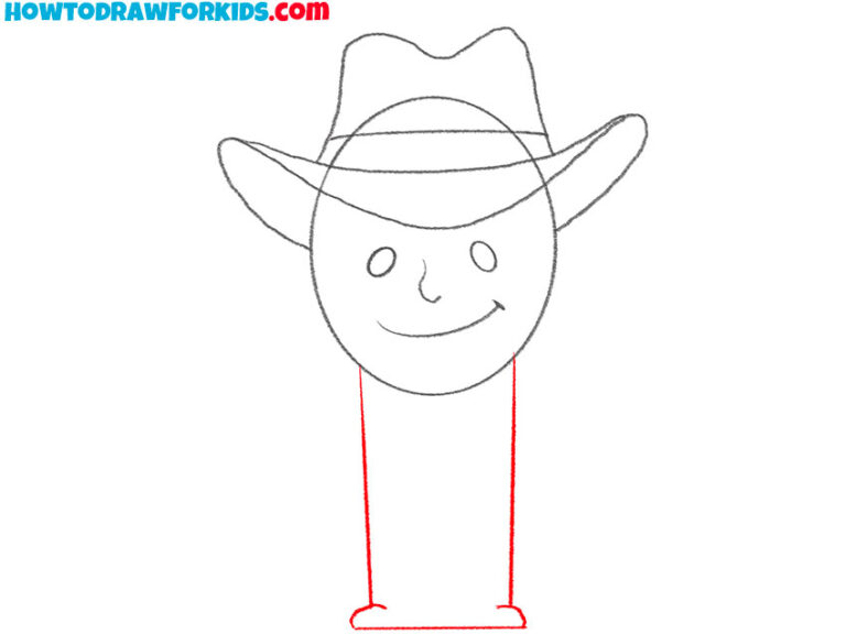 How to Draw a Cowboy - Easy Drawing Tutorial For Kids