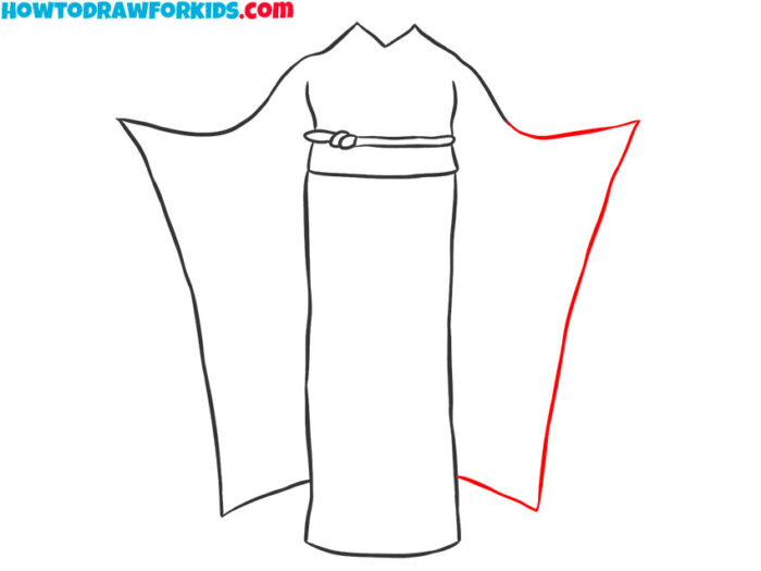 How to Draw a Kimono - Easy Drawing Tutorial For Kids