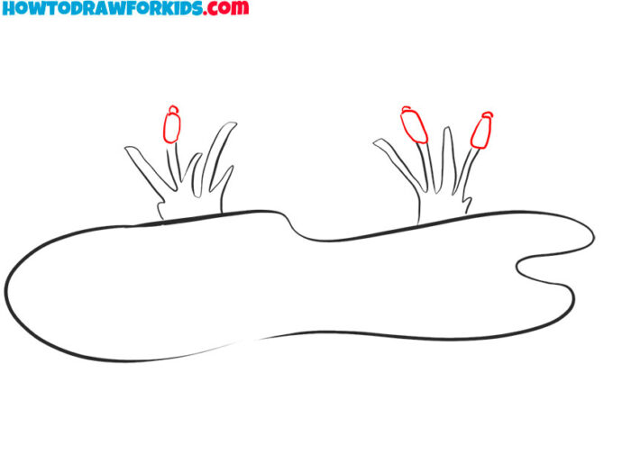 How to Draw a Pond - Easy Drawing Tutorial For Kids