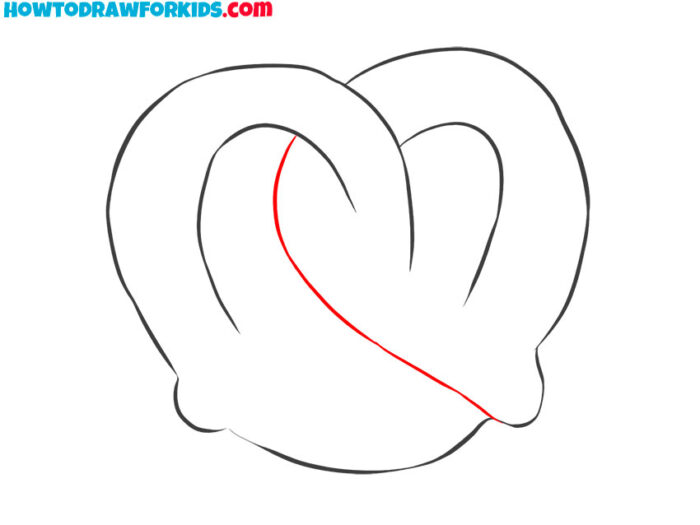 How to Draw a Pretzel - Easy Drawing Tutorial For Kids