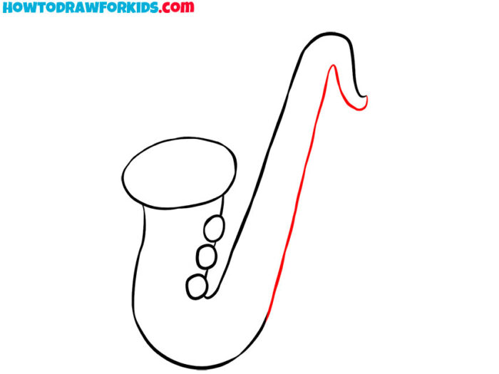 How to Draw a Saxophone - Easy Drawing Tutorial For Kids