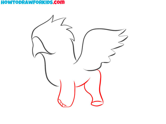 How to Draw a Griffin - Easy Drawing Tutorial For Kids