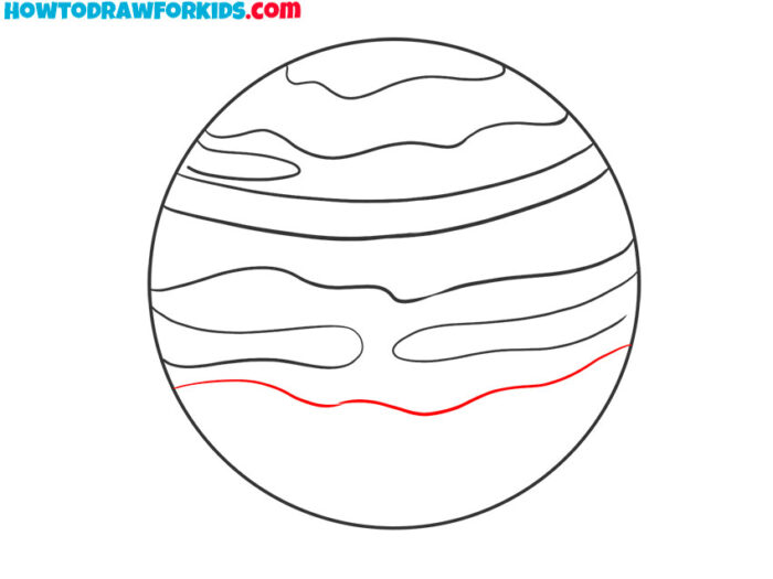 How to Draw Jupiter - Easy Drawing Tutorial For Kids