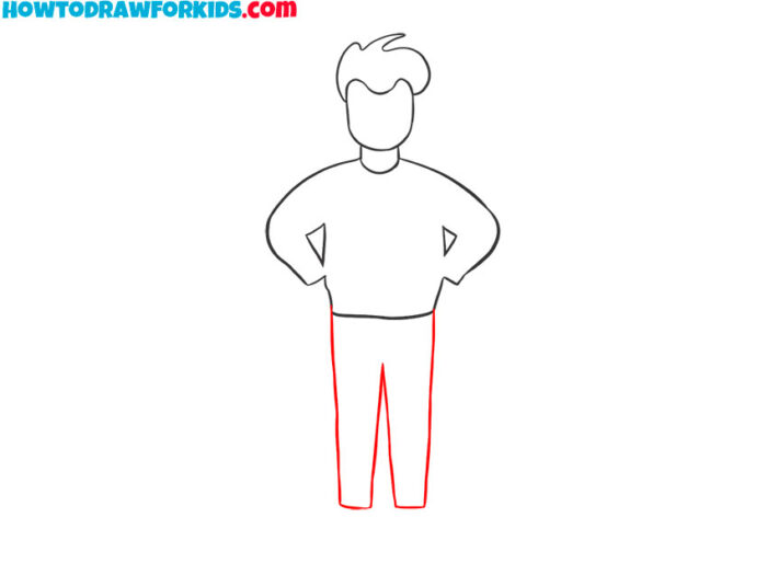 How to Draw a Simple Person - Easy Drawing Tutorial For Kids