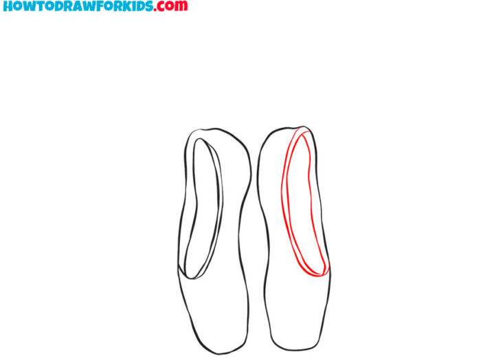 How to Draw Ballet Shoes - Easy Drawing Tutorial For Kids