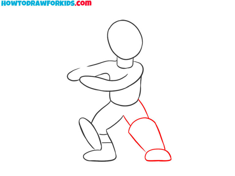 How to Draw a Cricketer - Easy Drawing Tutorial For Kids