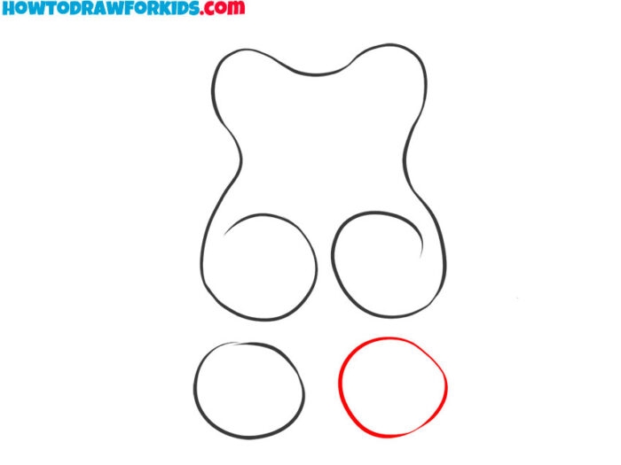 How to Draw a Gummy Bear - Easy Drawing Tutorial For Kids