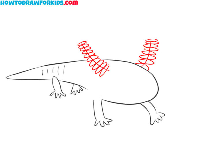 How to Draw an Axolotl - Easy Drawing Tutorial For Kids