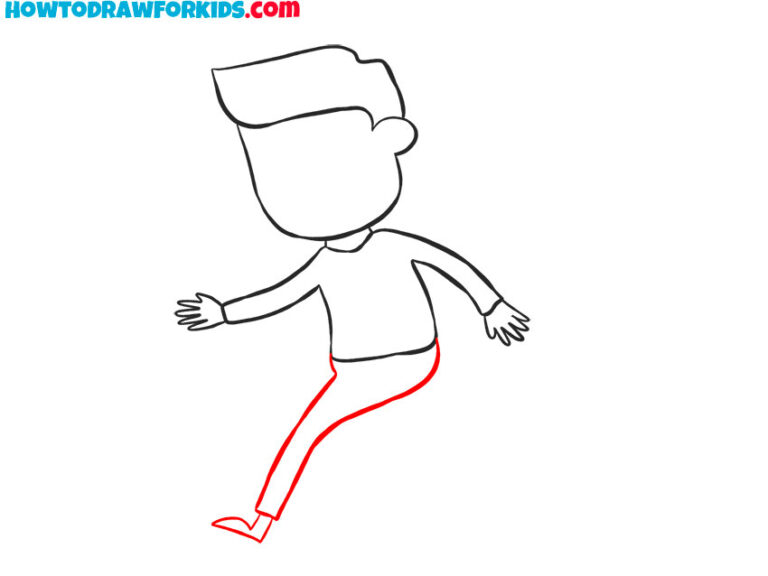 How to Draw a Running Person - Easy Drawing Tutorial For Kids