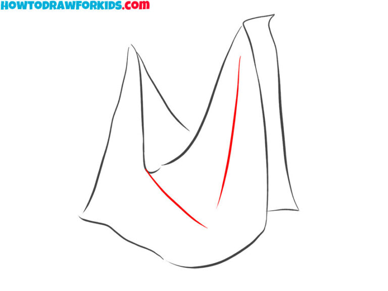 How to Draw Fabric - Easy Drawing Tutorial For Kids