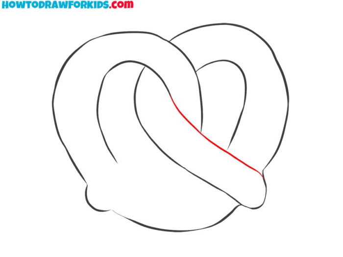 How to Draw a Pretzel - Easy Drawing Tutorial For Kids