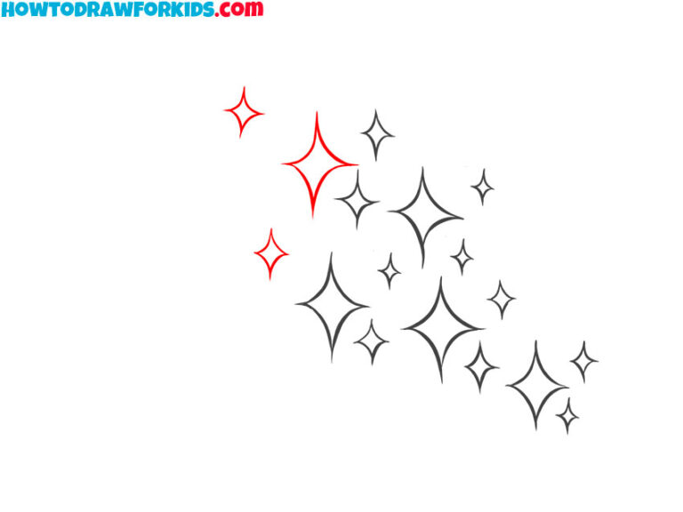 How to Draw Sparkles - Easy Drawing Tutorial For Kids