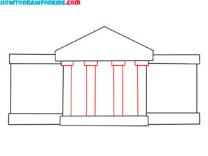 How to Draw the White House - Easy Drawing Tutorial For Kids