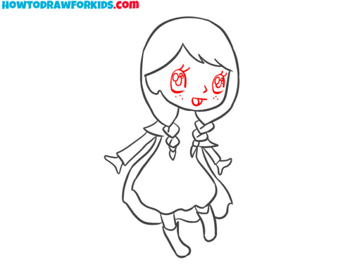 How to Draw Anna from Frozen - Easy Drawing Tutorial For Kids