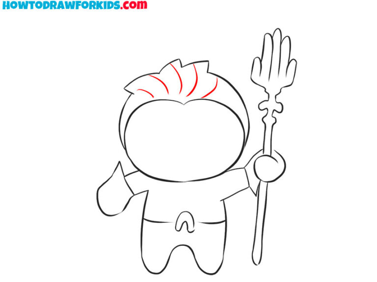How to Draw Aquaman - Easy Drawing Tutorial For Kids