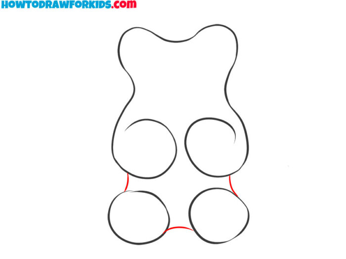 How to Draw a Gummy Bear - Easy Drawing Tutorial For Kids