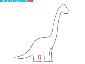 How to Draw a Brachiosaurus - Easy Drawing Tutorial For Kids