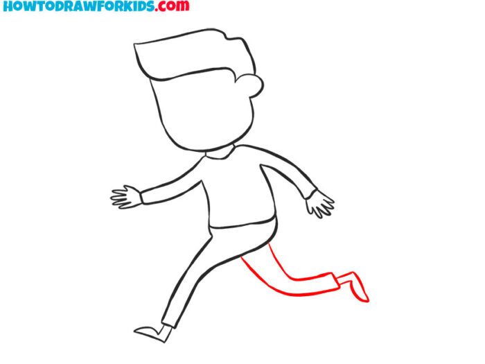 How to Draw a Running Person - Easy Drawing Tutorial For Kids