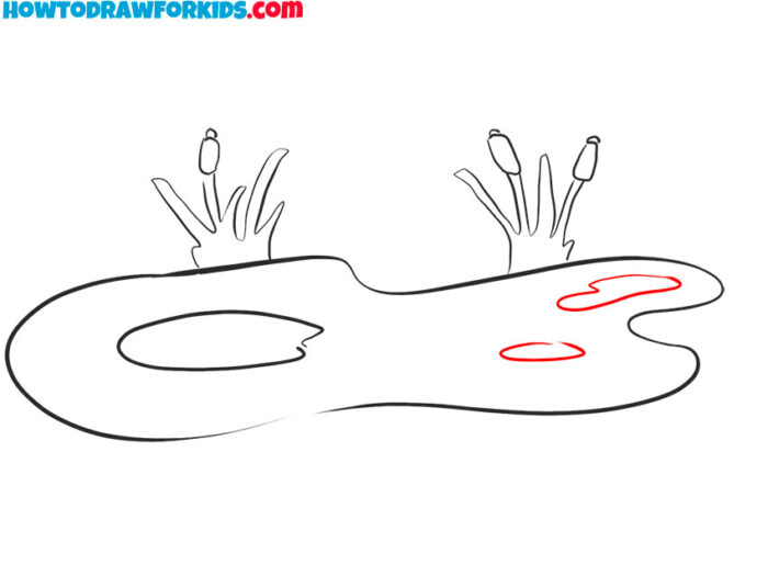 How to Draw a Pond - Easy Drawing Tutorial For Kids