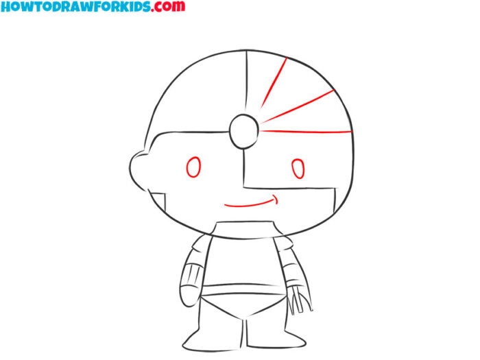 How to Draw Cyborg - Easy Drawing Tutorial For Kids