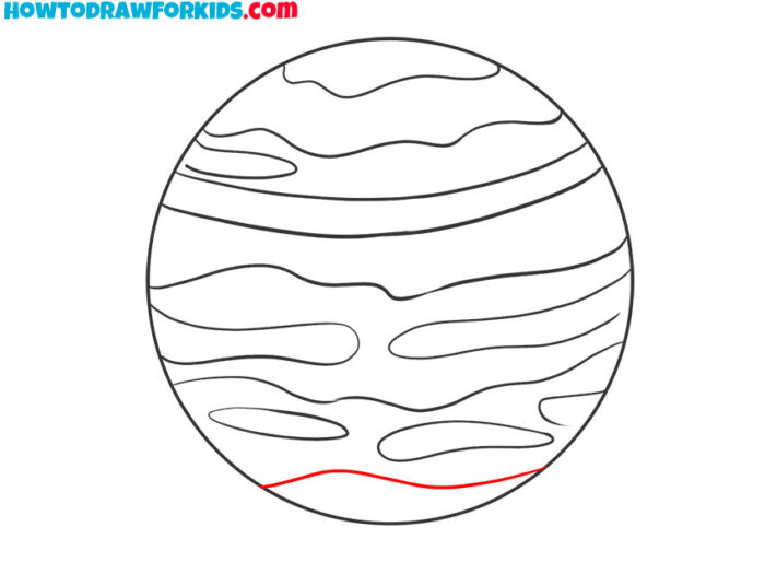 How to Draw Jupiter - Easy Drawing Tutorial For Kids