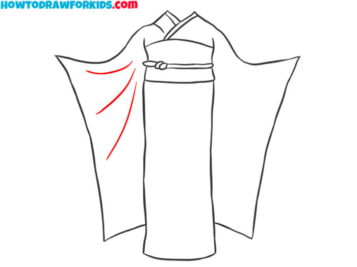 How to Draw a Kimono - Easy Drawing Tutorial For Kids