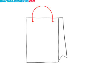 How to Draw a Shopping Bag - Easy Drawing Tutorial For Kids