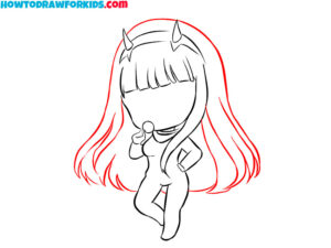 How to Draw Zero Two - Easy Drawing Tutorial For Kids