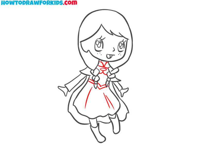 How to Draw Anna from Frozen - Easy Drawing Tutorial For Kids