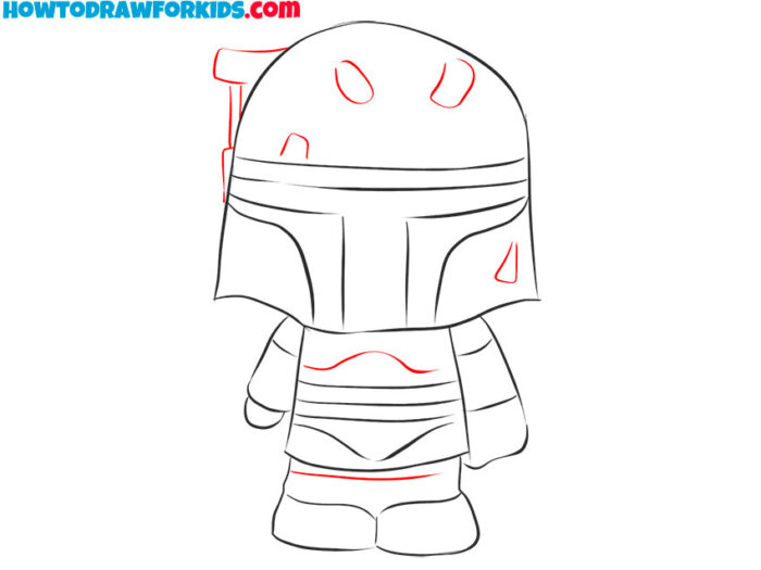 How to Draw Boba Fett - Easy Drawing Tutorial For Kids