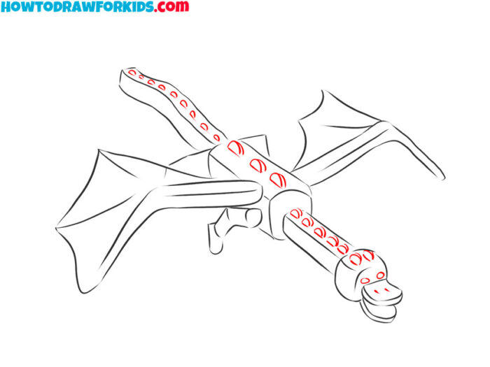 How to Draw Ender Dragon - Easy Drawing Tutorial For Kids